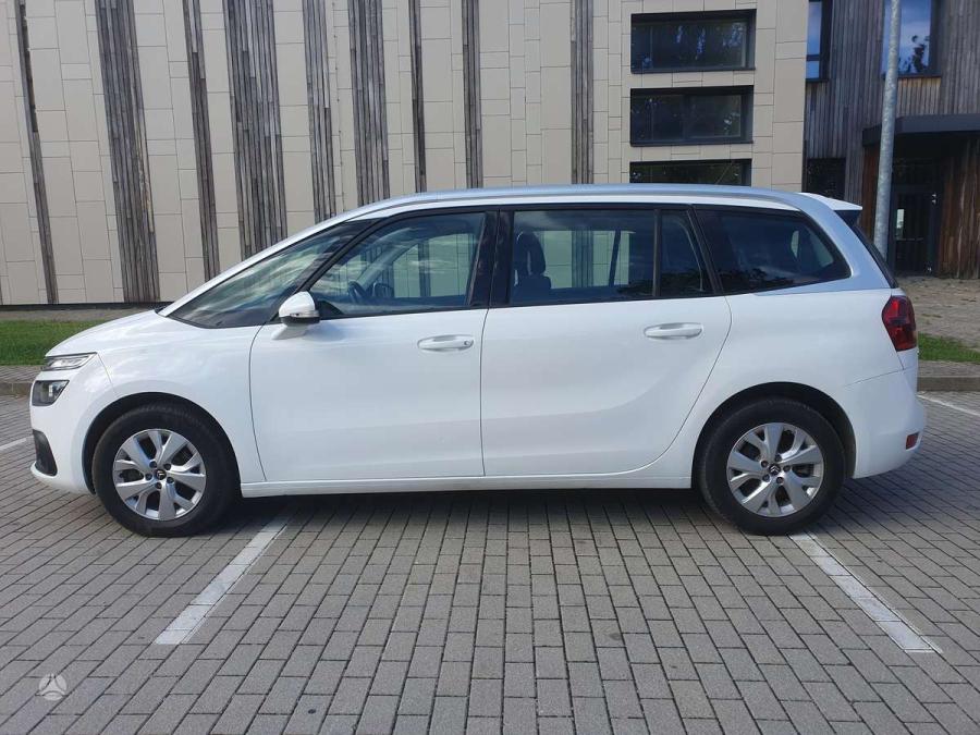 Balts Citroen Grand C4 Picasso 2017 Tauragė, ar dzinēja tilpumu 1.60 L un nobraukumu 120 tūkst. km par 6500 €, foto 6 vietnē AUTOMOTO.COM.LV