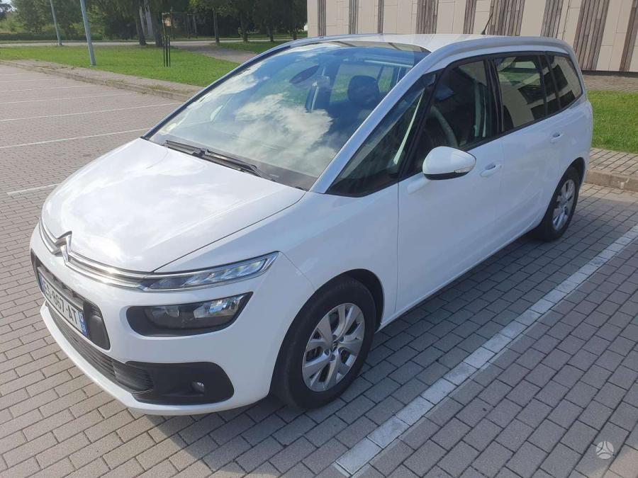 Balts Citroen Grand C4 Picasso 2017 Tauragė, ar dzinēja tilpumu 1.60 L un nobraukumu 120 tūkst. km par 6500 €, foto 10 vietnē AUTOMOTO.COM.LV