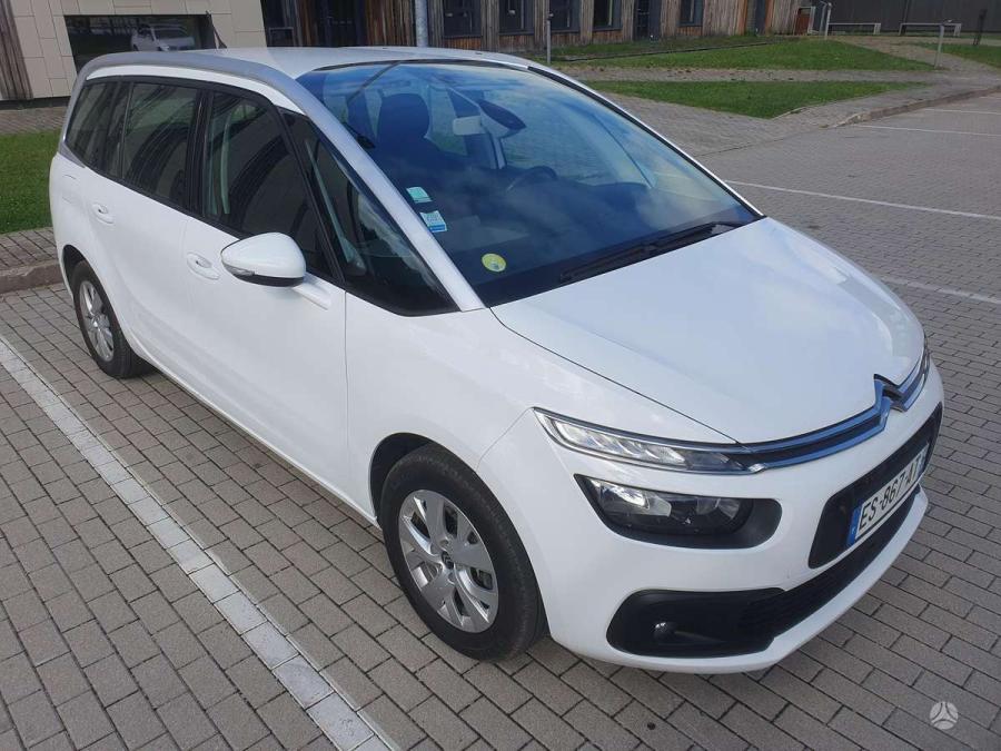 Balts Citroen Grand C4 Picasso 2017 Tauragė, ar dzinēja tilpumu 1.60 L un nobraukumu 120 tūkst. km par 6500 €, foto 12 vietnē AUTOMOTO.COM.LV