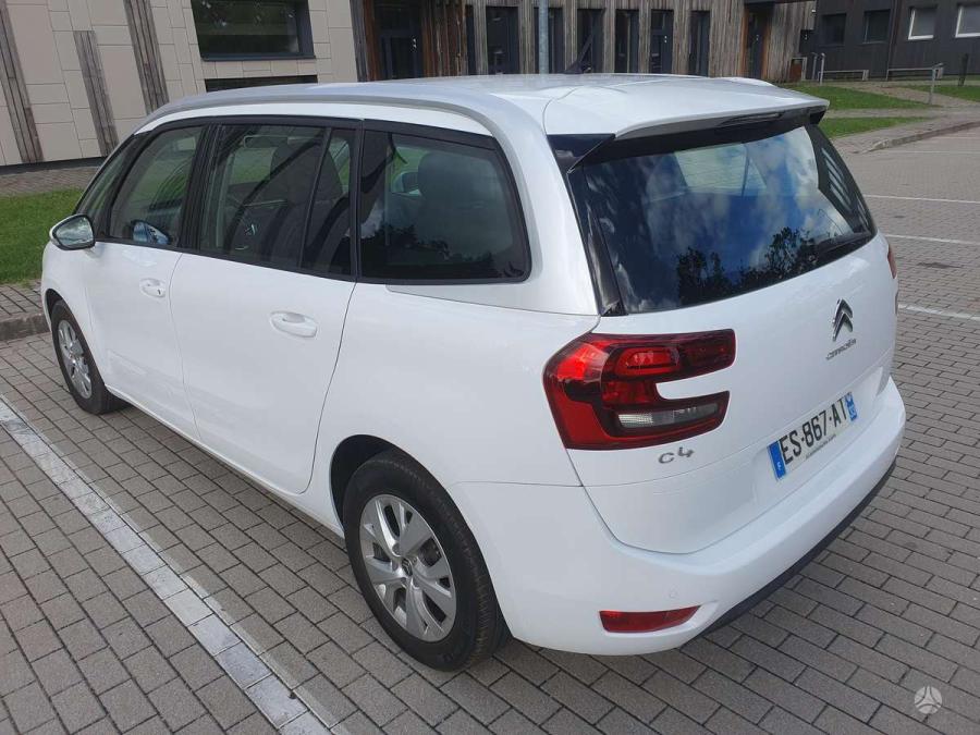 Balts Citroen Grand C4 Picasso 2017 Tauragė, ar dzinēja tilpumu 1.60 L un nobraukumu 120 tūkst. km par 6500 €, foto 13 vietnē AUTOMOTO.COM.LV