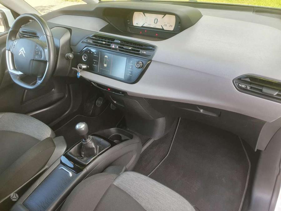 Balts Citroen Grand C4 Picasso 2017 Tauragė, ar dzinēja tilpumu 1.60 L un nobraukumu 120 tūkst. km par 6500 €, foto 20 vietnē AUTOMOTO.COM.LV