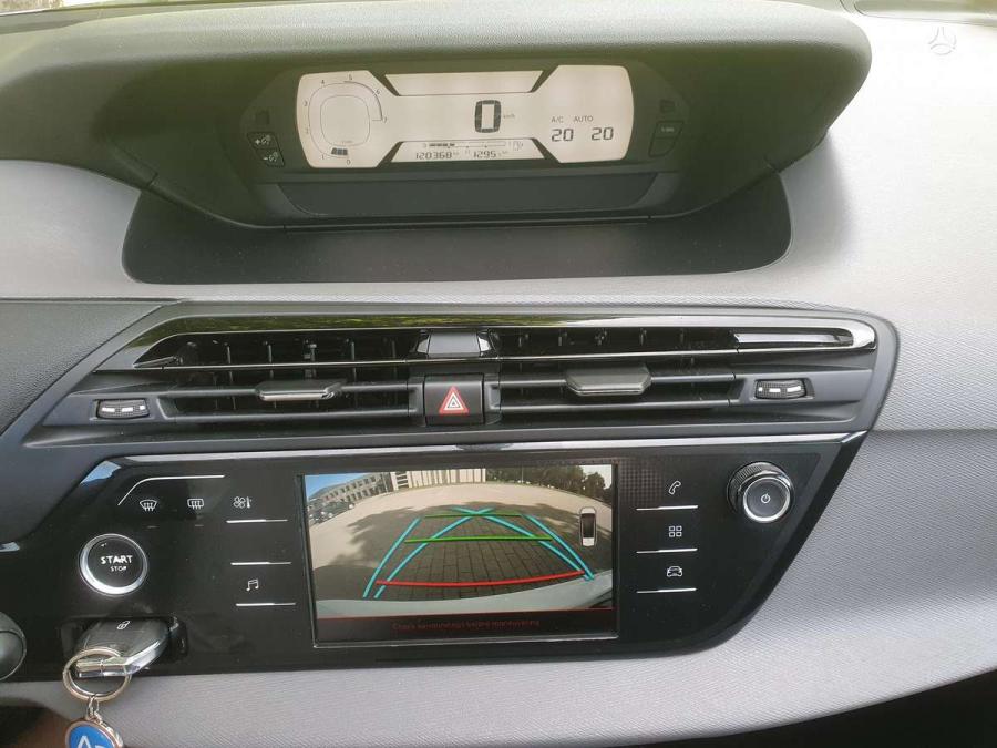 Balts Citroen Grand C4 Picasso 2017 Tauragė, ar dzinēja tilpumu 1.60 L un nobraukumu 120 tūkst. km par 6500 €, foto 28 vietnē AUTOMOTO.COM.LV