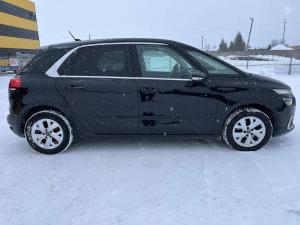 Melns Citroen Grand C4 SpaceToure 2018 Tauragė, ar dzinēja tilpumu 1.56 L un nobraukumu 260 tūkst. km par 5900 €, foto 4 vietnē AUTOMOTO.COM.LV