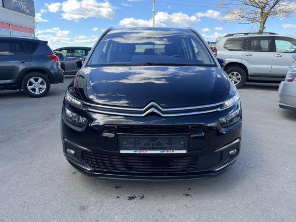 Black Citroen Grand C4 SpaceToure 2019 in Taurage, with an engine capacity of 1.50 L and mileage of 194 thousand km for 7200 €, photo 2 on AUTOMOTO.COM.LV