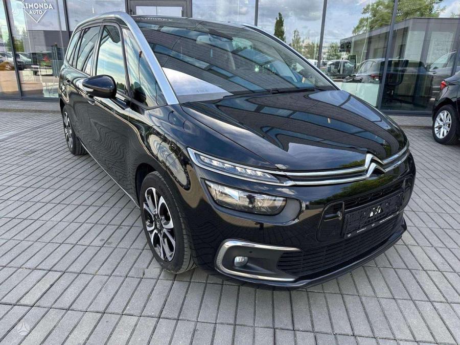 Melns Citroen Grand C4 SpaceToure 2019 Kauņa, ar dzinēja tilpumu 1.20 L un nobraukumu 205 tūkst. km par 7900 €, foto 4 vietnē AUTOMOTO.COM.LV