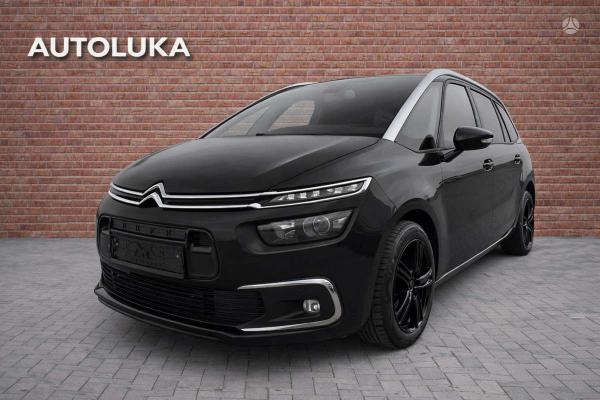 Black Citroen Grand C4 SpaceToure 2021 in Marijampole, with an engine capacity of 1.50 L and mileage of 193 thousand km for 14399 €, photo 1 on AUTOMOTO.COM.LV