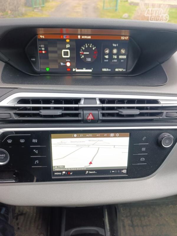 Black Citroen Grand C4 SpaceToure 2021 in Vilnius, with an engine capacity of 1.50 L and mileage of 83 thousand km for 12900 €, photo 7 on AUTOMOTO.COM.LV