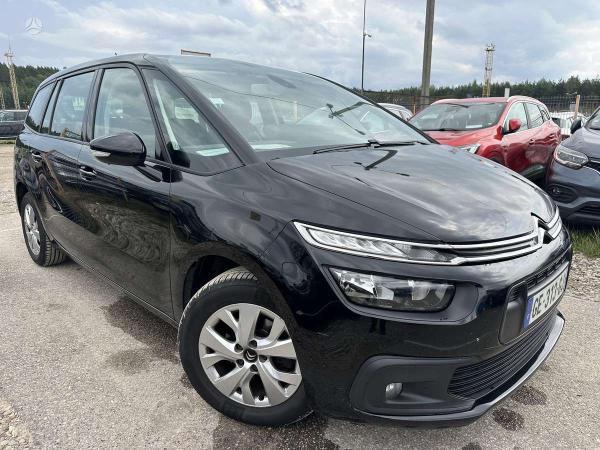 Black Citroen Grand C4 SpaceToure 2022 in Vilnius, with an engine capacity of 1.50 L and mileage of 182 thousand km for 10647 €, photo 3 on AUTOMOTO.COM.LV