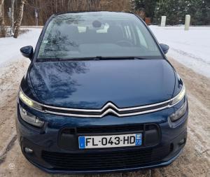 Blue Citroen Grand C4 SpaceToure 2019 in Panevezys, with an engine capacity of 1.20 L and mileage of 89 thousand km for 6700 €, photo  on AUTOMOTO.COM.LV