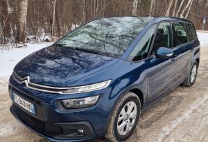 Blue Citroen Grand C4 SpaceToure 2019 in Panevezys, with an engine capacity of 1.20 L and mileage of 89 thousand km for 6700 €, photo 2 on AUTOMOTO.COM.LV
