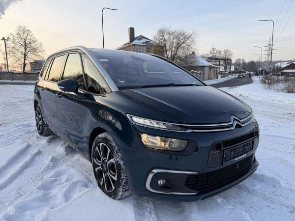 Blue Citroen Grand C4 SpaceToure 2020 in Kaunas, with an engine capacity of 1.20 L and mileage of 185 thousand km for 11000 €, photo 5 on AUTOMOTO.COM.LV