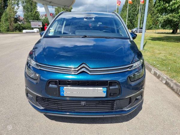 Blue Citroen Grand C4 SpaceToure 2021 in Taurage, with an engine capacity of 1.50 L and mileage of 149 thousand km for 9500 €, photo 5 on AUTOMOTO.COM.LV