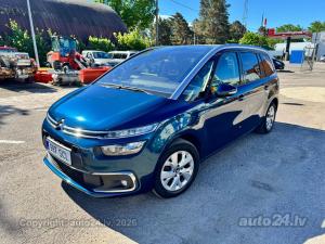 Zils Citroen Grand C4 SpaceToure 2019 Tallina, ar dzinēja tilpumu 1.20 L un nobraukumu 129 tūkst. km par 13900 €, foto  vietnē AUTOMOTO.COM.LV