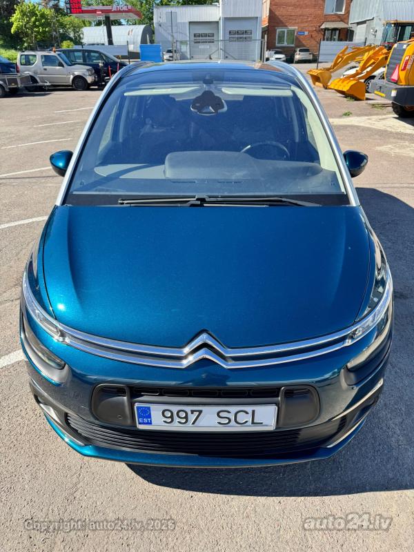 Blue Citroen Grand C4 SpaceToure 2019 in Tallinn, with an engine capacity of 1.20 L and mileage of 129 thousand km for 13900 €, photo 2 on AUTOMOTO.COM.LV