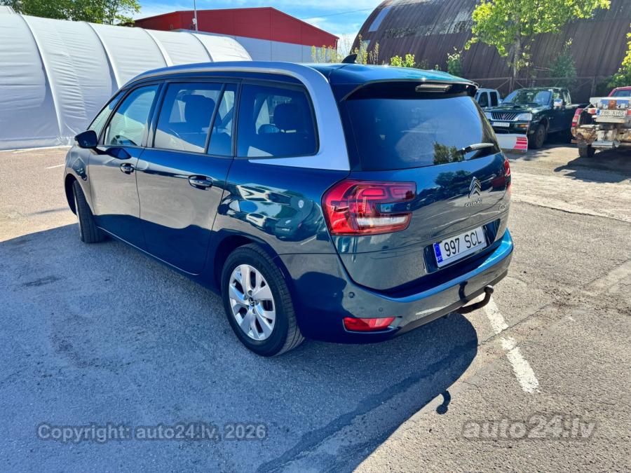 Zils Citroen Grand C4 SpaceToure 2019 Tallina, ar dzinēja tilpumu 1.20 L un nobraukumu 129 tūkst. km par 13900 €, foto 8 vietnē AUTOMOTO.COM.LV