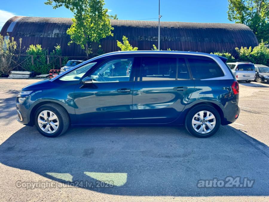 Zils Citroen Grand C4 SpaceToure 2019 Tallina, ar dzinēja tilpumu 1.20 L un nobraukumu 129 tūkst. km par 13900 €, foto 9 vietnē AUTOMOTO.COM.LV