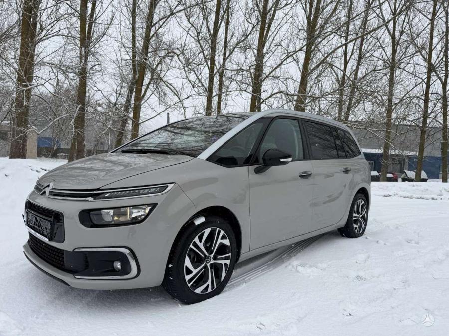 Brūns Citroen Grand C4 SpaceToure 2018 Šauļi, ar dzinēja tilpumu 1.20 L un nobraukumu 80 tūkst. km par 8500 €, foto 1 vietnē AUTOMOTO.COM.LV