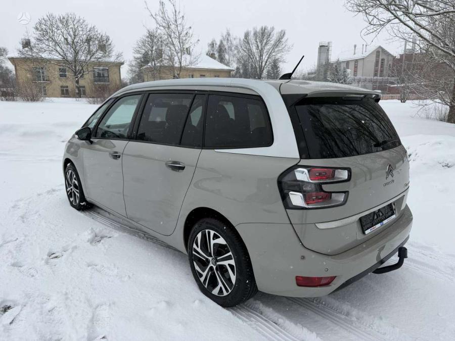 Brūns Citroen Grand C4 SpaceToure 2018 Šauļi, ar dzinēja tilpumu 1.20 L un nobraukumu 80 tūkst. km par 8500 €, foto 2 vietnē AUTOMOTO.COM.LV