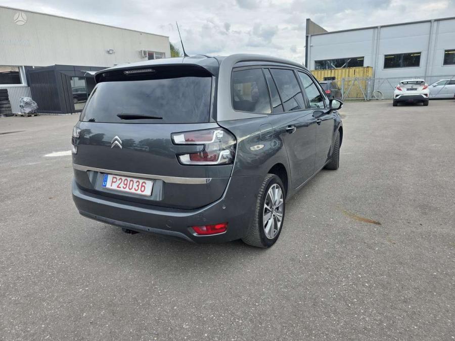 Pelēks Citroen Grand C4 SpaceToure 2015 Ukmergė, ar dzinēja tilpumu 1.56 L un nobraukumu 220 tūkst. km par 4550 €, foto 10 vietnē AUTOMOTO.COM.LV