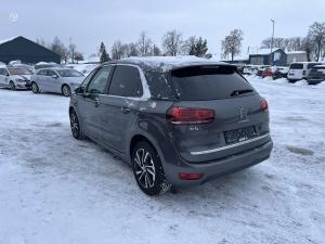 Grey Citroen Grand C4 SpaceToure 2017 in Taurage, with an engine capacity of 1.20 L and mileage of 172 thousand km for 6200 €, photo 13 on AUTOMOTO.COM.LV