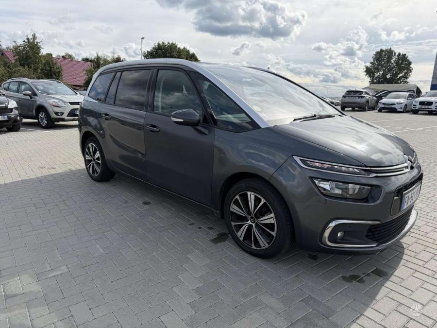 Pelēks Citroen Grand C4 SpaceToure 2017 Tauragė, ar dzinēja tilpumu 1.56 L un nobraukumu 215 tūkst. km par 5800 €, foto 9 vietnē AUTOMOTO.COM.LV