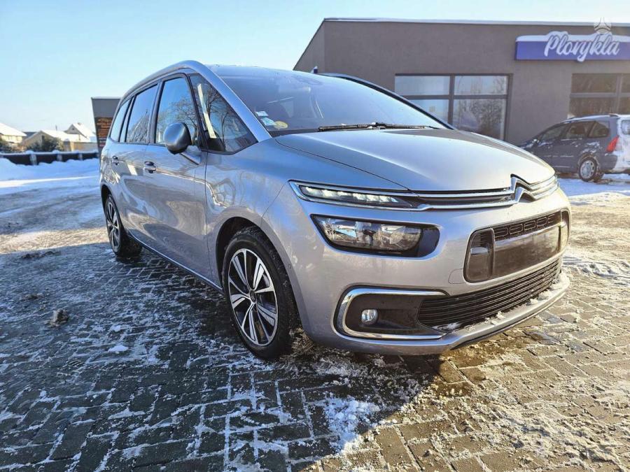 Pelēks Citroen Grand C4 SpaceToure 2018 Tauragė, ar dzinēja tilpumu 1.56 L un nobraukumu 271 tūkst. km par 7800 €, foto 2 vietnē AUTOMOTO.COM.LV