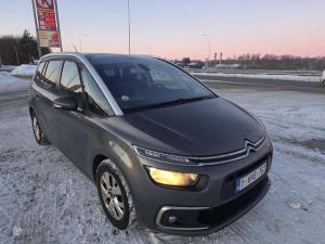Pelēks Citroen Grand C4 SpaceToure 2018 Viļņa, ar dzinēja tilpumu 1.50 L un nobraukumu 125 tūkst. km par 8500 €, foto  vietnē AUTOMOTO.COM.LV