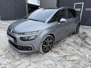 Pelēks Citroen Grand C4 SpaceToure 2018 Tauragė, ar dzinēja tilpumu 1.50 L un nobraukumu 181 tūkst. km par 7200 €, foto  vietnē AUTOMOTO.COM.LV