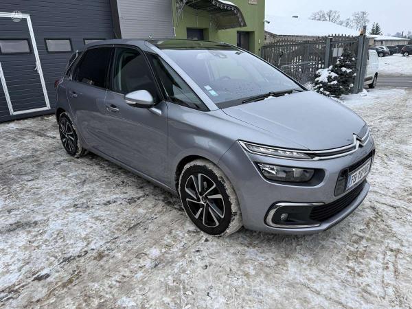 Pelēks Citroen Grand C4 SpaceToure 2018 Tauragė, ar dzinēja tilpumu 1.50 L un nobraukumu 181 tūkst. km par 7200 €, foto 3 vietnē AUTOMOTO.COM.LV