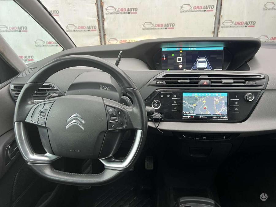 Grey Citroen Grand C4 SpaceToure 2019 in Vilnius, with an engine capacity of 1.50 L and mileage of 240 thousand km for 6900 €, photo 10 on AUTOMOTO.COM.LV