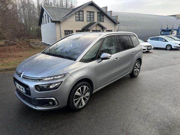 Pelēks Citroen Grand C4 SpaceToure 2019 Tauragė, ar dzinēja tilpumu 1.50 L un nobraukumu 351 tūkst. km par 7400 €, foto 1 vietnē AUTOMOTO.COM.LV
