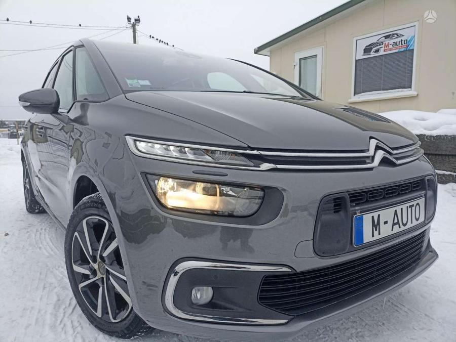 Pelēks Citroen Grand C4 SpaceToure 2019 Viļņa, ar dzinēja tilpumu 1.20 L un nobraukumu 156 tūkst. km par 7300 €, foto 2 vietnē AUTOMOTO.COM.LV