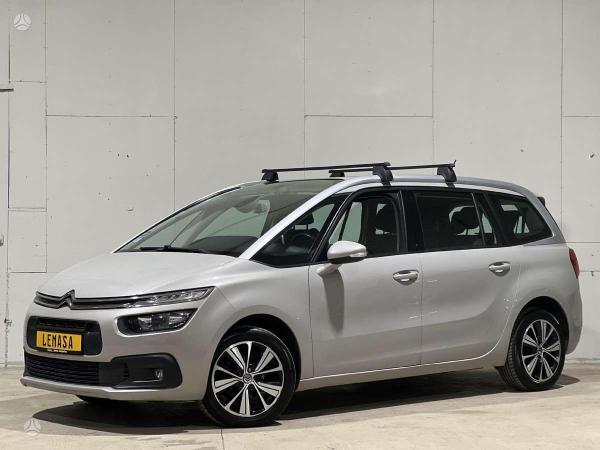 Grey Citroen Grand C4 SpaceToure 2019 in Klaipeda, with an engine capacity of 1.50 L and mileage of 207 thousand km for 8888 €, photo 3 on AUTOMOTO.COM.LV