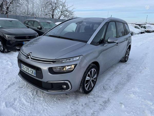 Pelēks Citroen Grand C4 SpaceToure 2019 Tauragė, ar dzinēja tilpumu 1.20 L un nobraukumu 150 tūkst. km par 5700 €, foto 3 vietnē AUTOMOTO.COM.LV