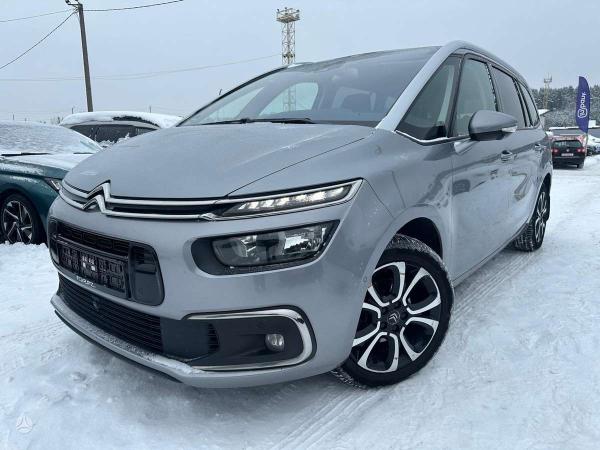 Pelēks Citroen Grand C4 SpaceToure 2019 Viļņa, ar dzinēja tilpumu 1.20 L un nobraukumu 203 tūkst. km par 8300 €, foto 1 vietnē AUTOMOTO.COM.LV