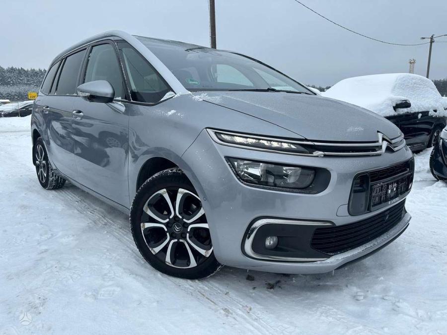 Pelēks Citroen Grand C4 SpaceToure 2019 Viļņa, ar dzinēja tilpumu 1.20 L un nobraukumu 203 tūkst. km par 8300 €, foto 6 vietnē AUTOMOTO.COM.LV