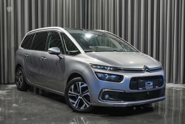 Pelēks Citroen Grand C4 SpaceToure 2019 Marijampole, ar dzinēja tilpumu 1.50 L un nobraukumu 115 tūkst. km par 8950 €, foto 1 vietnē AUTOMOTO.COM.LV