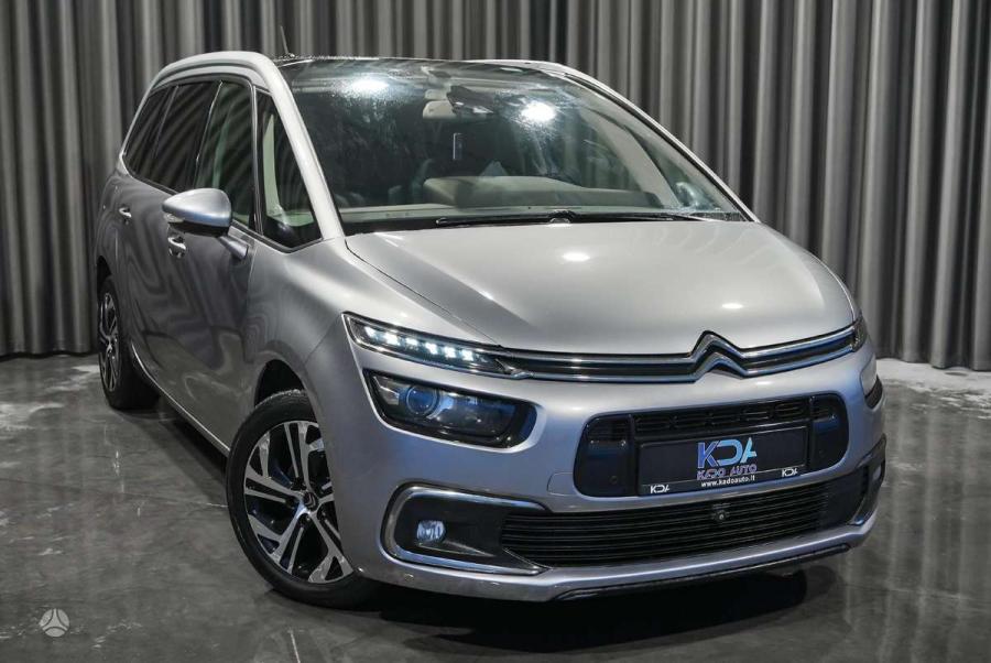 Pelēks Citroen Grand C4 SpaceToure 2019 Marijampole, ar dzinēja tilpumu 1.50 L un nobraukumu 115 tūkst. km par 8950 €, foto 2 vietnē AUTOMOTO.COM.LV