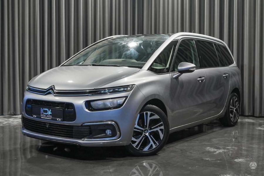Pelēks Citroen Grand C4 SpaceToure 2019 Marijampole, ar dzinēja tilpumu 1.50 L un nobraukumu 115 tūkst. km par 8950 €, foto 6 vietnē AUTOMOTO.COM.LV