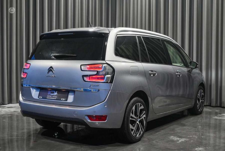 Pelēks Citroen Grand C4 SpaceToure 2019 Marijampole, ar dzinēja tilpumu 1.50 L un nobraukumu 115 tūkst. km par 8950 €, foto 12 vietnē AUTOMOTO.COM.LV