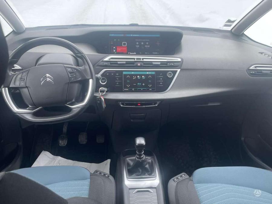 Grey Citroen Grand C4 SpaceToure 2019 in Panevezys, with an engine capacity of 1.50 L and mileage of 197 thousand km for 7150 €, photo 10 on AUTOMOTO.COM.LV