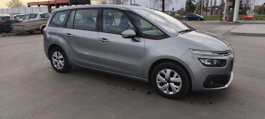 Pelēks Citroen Grand C4 SpaceToure 2019 Tauragė, ar dzinēja tilpumu 1.50 L un nobraukumu 224 tūkst. km par 6300 €, foto 4 vietnē AUTOMOTO.COM.LV
