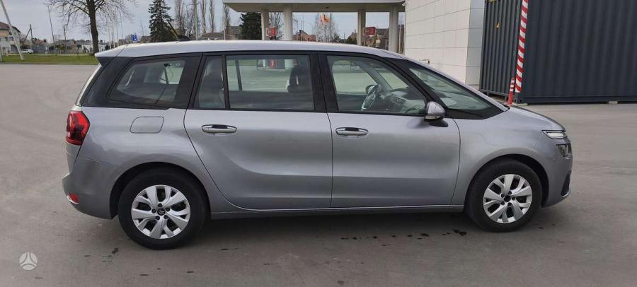 Pelēks Citroen Grand C4 SpaceToure 2019 Tauragė, ar dzinēja tilpumu 1.50 L un nobraukumu 224 tūkst. km par 6300 €, foto 7 vietnē AUTOMOTO.COM.LV