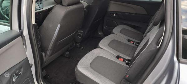 Grey Citroen Grand C4 SpaceToure 2019 in Taurage, with an engine capacity of 1.50 L and mileage of 224 thousand km for 6300 €, photo 10 on AUTOMOTO.COM.LV