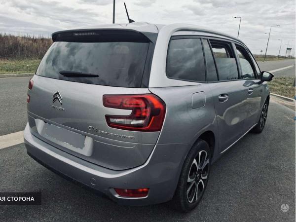 Pelēks Citroen Grand C4 SpaceToure 2020 Viļņa, ar dzinēja tilpumu 1.50 L un nobraukumu 191 tūkst. km par 7800 €, foto 6 vietnē AUTOMOTO.COM.LV