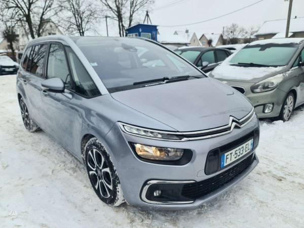 Pelēks Citroen Grand C4 SpaceToure 2020 Tauragė, ar dzinēja tilpumu 1.50 L un nobraukumu 171 tūkst. km par 8100 €, foto 2 vietnē AUTOMOTO.COM.LV
