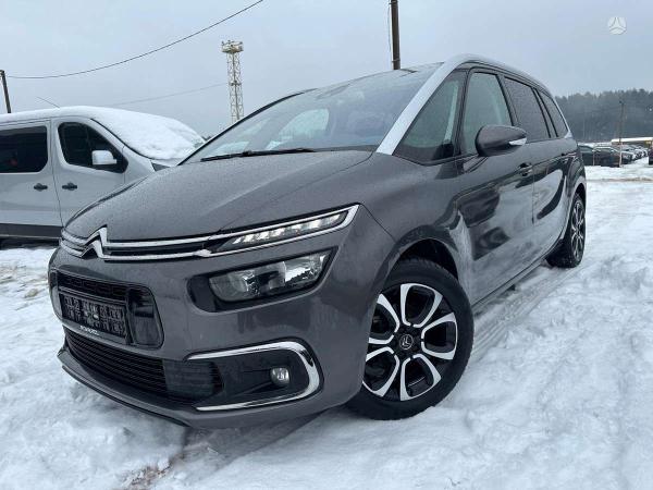 Pelēks Citroen Grand C4 SpaceToure 2020 Viļņa, ar dzinēja tilpumu 1.20 L un nobraukumu 179 tūkst. km par 8900 €, foto 1 vietnē AUTOMOTO.COM.LV