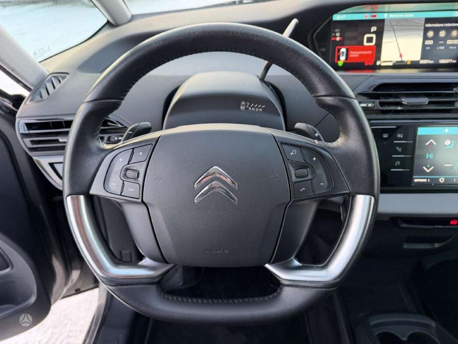 Pelēks Citroen Grand C4 SpaceToure 2021 Marijampole, ar dzinēja tilpumu 1.50 L un nobraukumu 166 tūkst. km par 10890 €, foto 22 vietnē AUTOMOTO.COM.LV