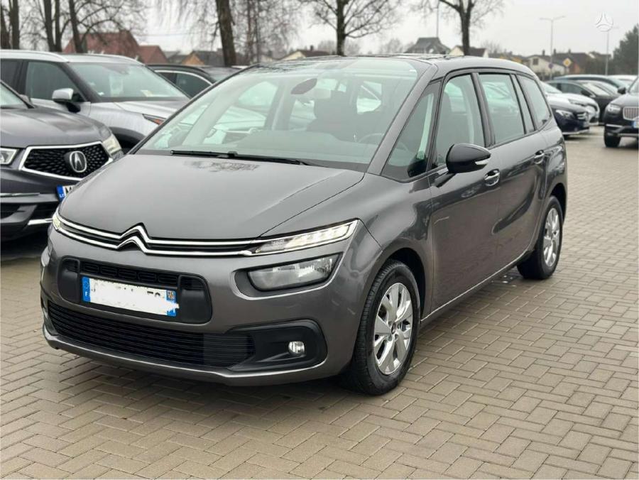 Pelēks Citroen Grand C4 SpaceToure 2022 Tauragė, ar dzinēja tilpumu 1.50 L un nobraukumu 198 tūkst. km par 9500 €, foto 1 vietnē AUTOMOTO.COM.LV