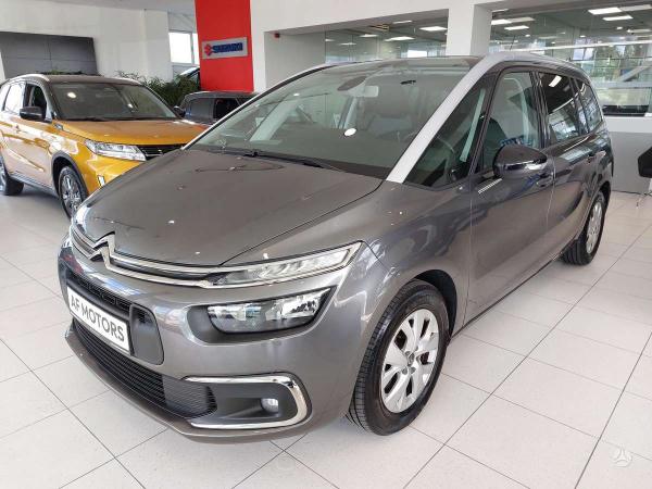 Pelēks Citroen Grand C4 SpaceToure 2022 Kauņa, ar dzinēja tilpumu 1.50 L un nobraukumu 74 tūkst. km par 14889 €, foto 1 vietnē AUTOMOTO.COM.LV